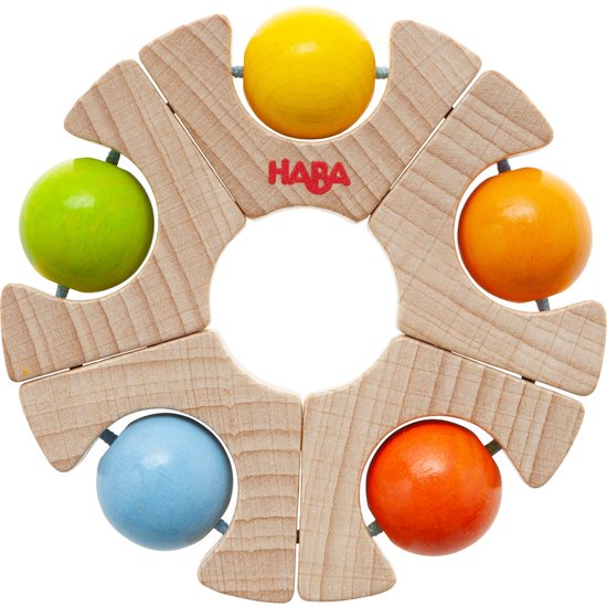 Haba baby [0 jaar +] rammelaar Knikkerwiel | bol.com