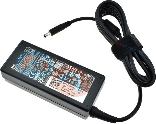 Dell 65W Laptop Adapter 19.5V 3.34A Smart PIN 4.5x3.0mm Origineel | bol.com