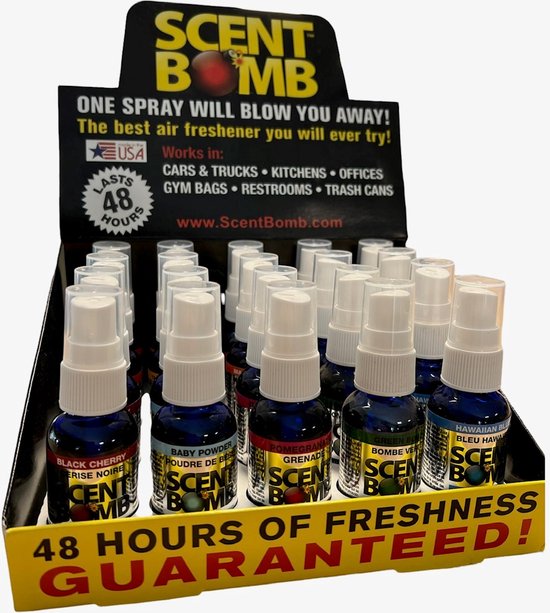 Scent Bomb - Airfreshner - Display 20 stuks! | bol.com