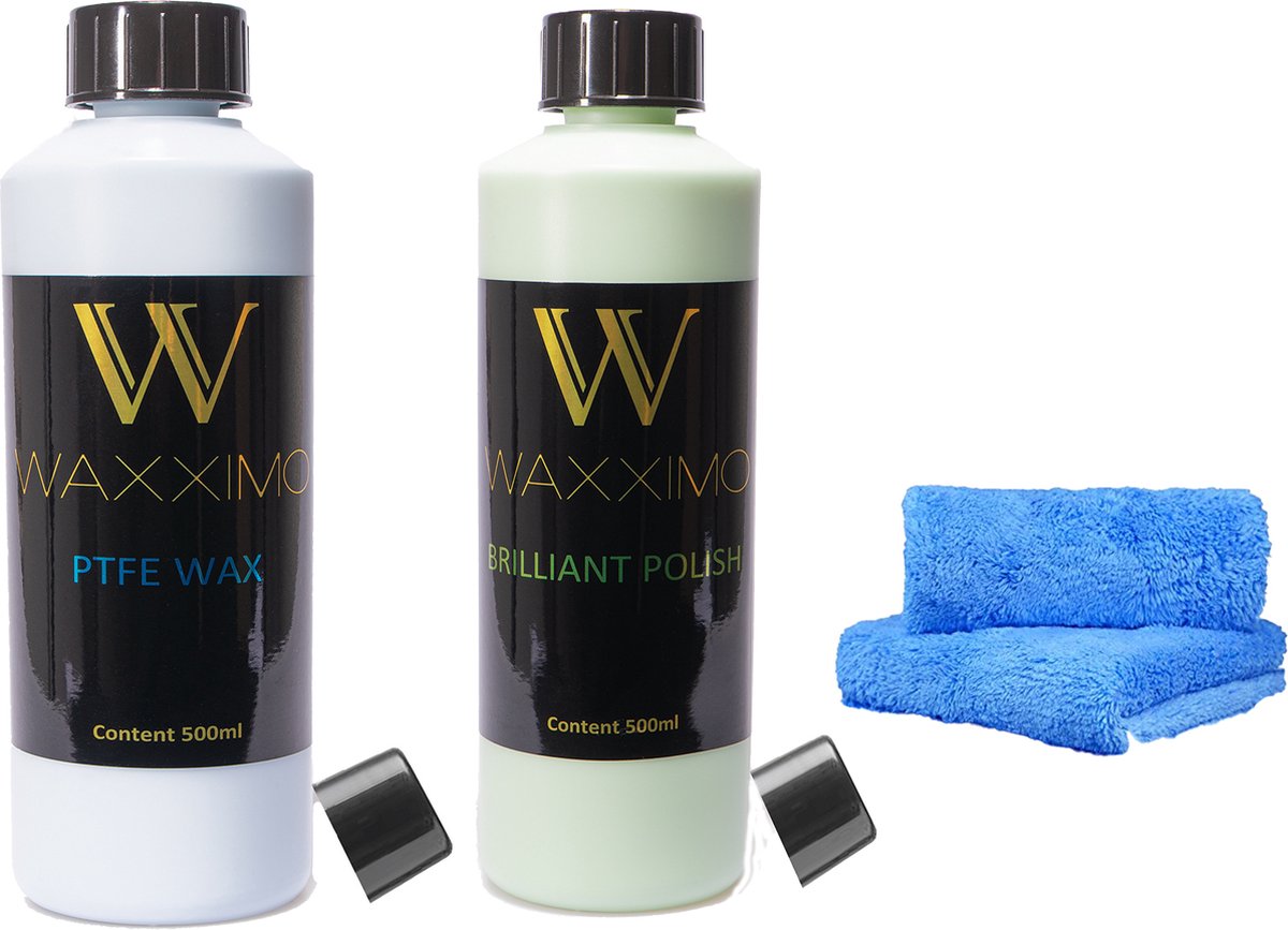 Waxximo Polijst en wax VOORDEELSET - Auto poetsen - Auto wax - Auto ...