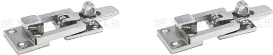 Spansluiting - Aantreksluiting - Rvs 316 gepolijst - 70x28mm - 2 stuks ...