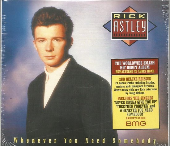 Whenever You Need Somebody, Rick Astley | CD (album) | Muziek | bol
