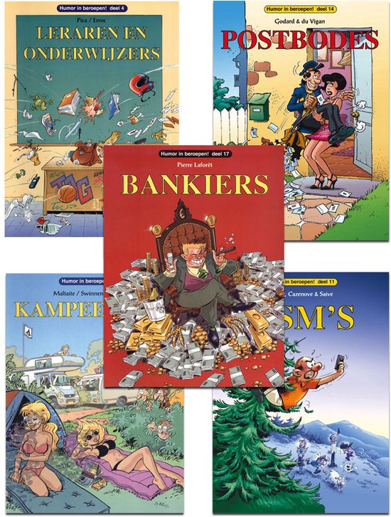 Humor in Beroepen Strippakket (5 strips) | stripboek, stripboeken ...