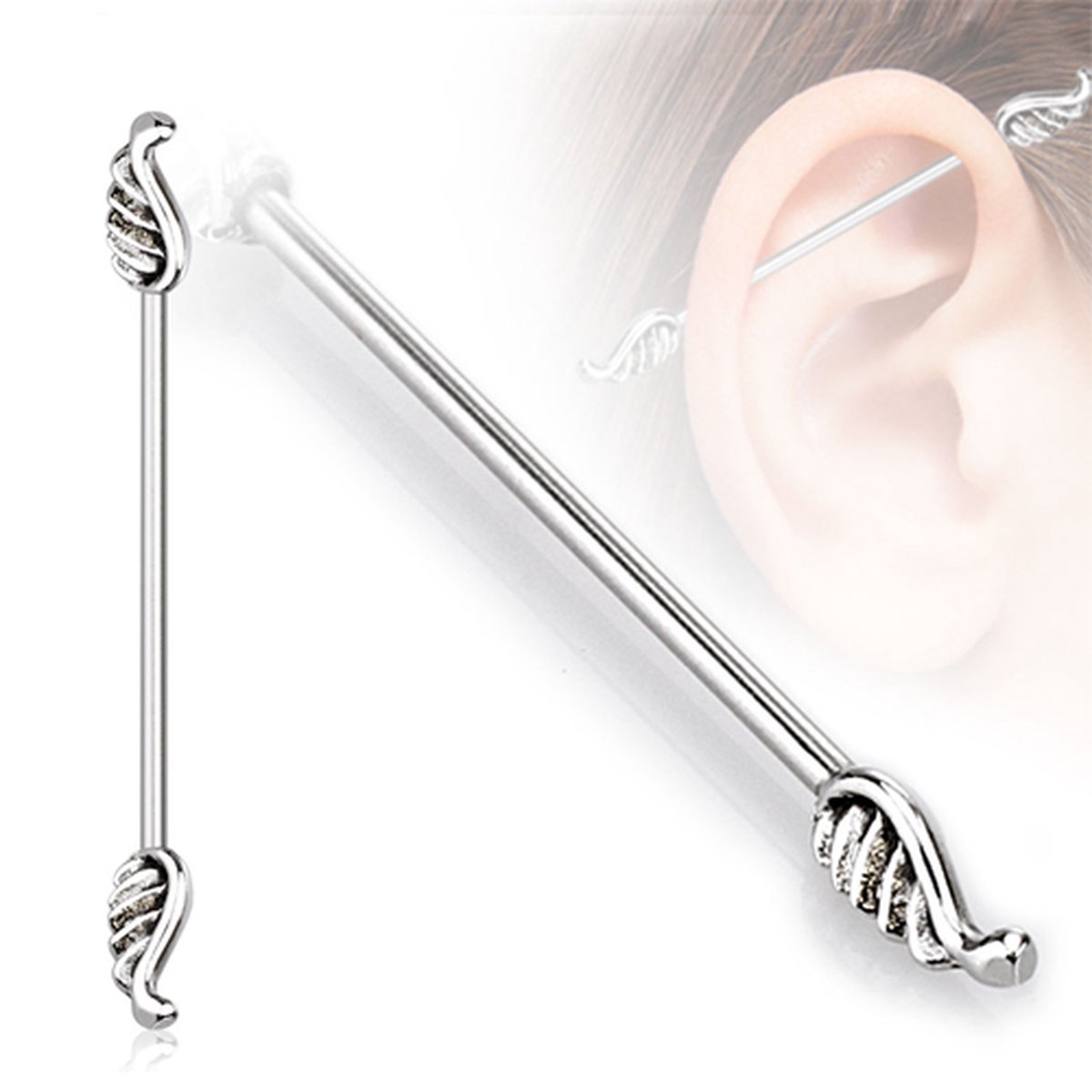 Industrial piercing angel wings | bol.com