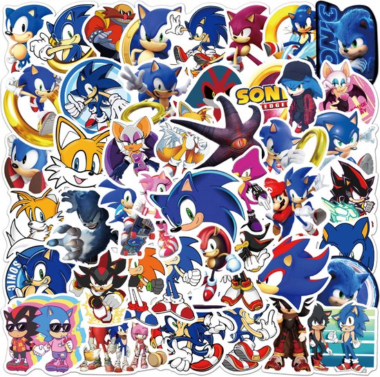 Sonic Stickers - Sonic The Hedgehog - Sonic Knuffel - Sonic Speelgoed ...
