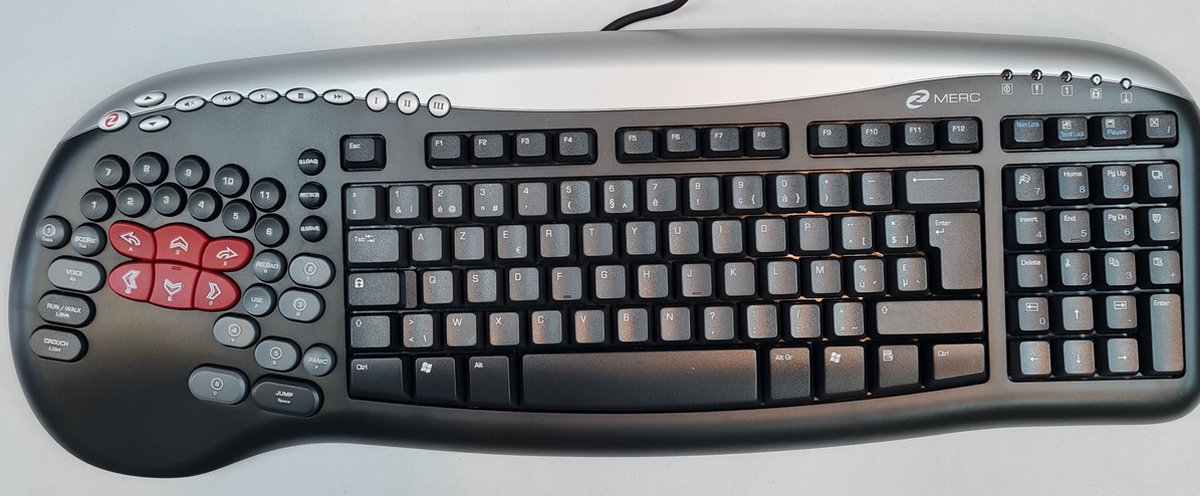 Merc AZERTY Gaming Keyboard (België) /PC | bol.com