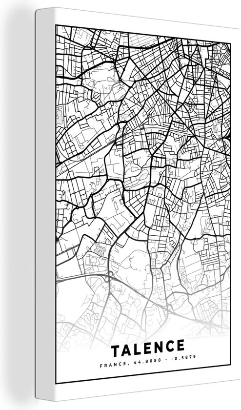 Tableau Tableau Talence - Carte - Carte - France - Plan de Ville ...