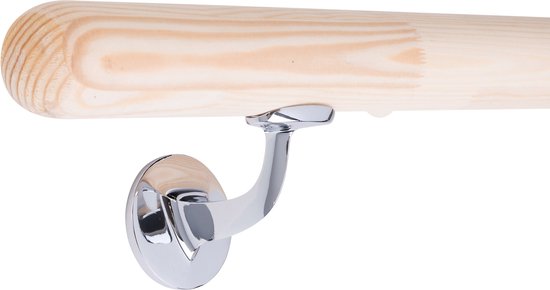 Houten trapleuning rond Ø 38mm - Grenen - 150cm | bol.com