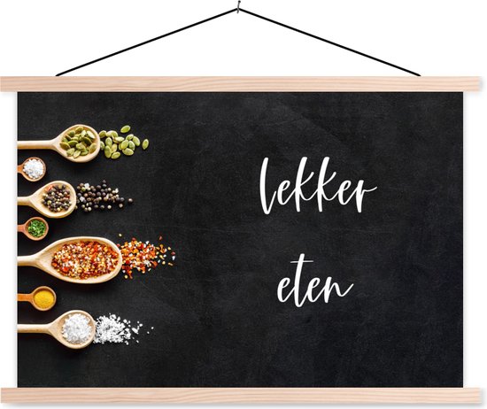 Posterhanger incl. Poster - Schoolplaat - Quotes - Specerijen - Kruiden ...