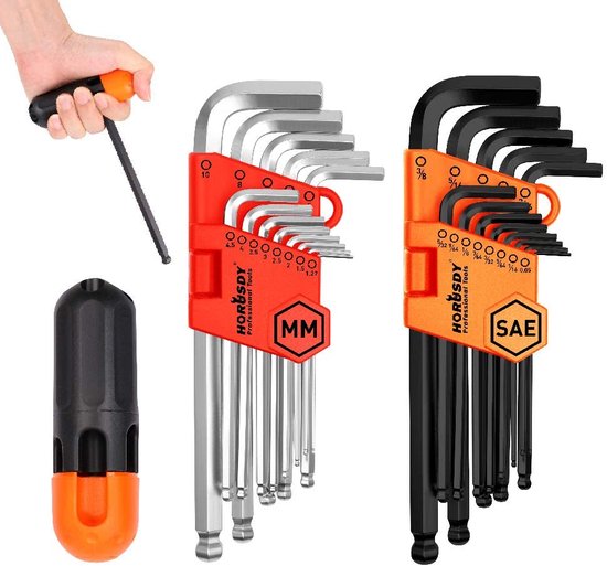 27-delige Inbussletelset - inbus sleutel - mini gereedschap set ...