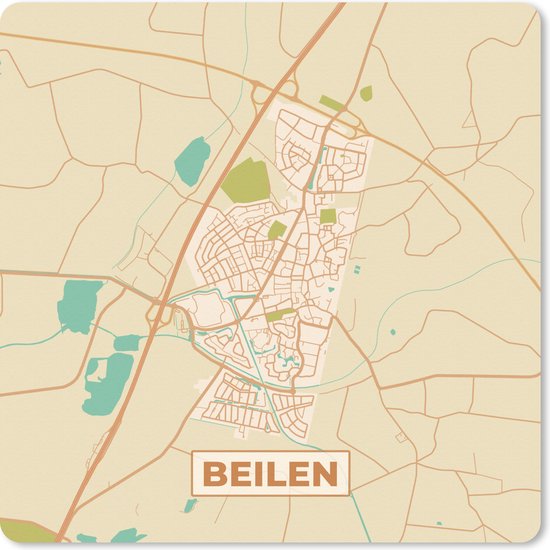 Muismat XXL - Bureau onderlegger - Bureau mat - Plattegrond - Beilen ...