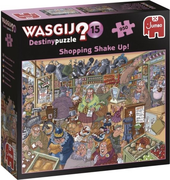 Wasgij Destiny 15 Shopping Shake Up! Puzzel - 950 stukjes | bol