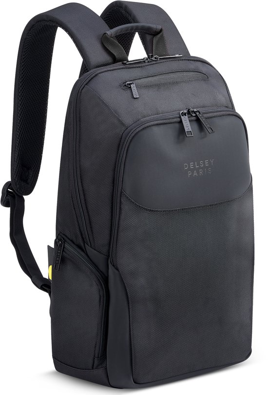 Delsey Parvis Plus Laptop Backpack - 2 Compartments - 15,6 inch - Black ...
