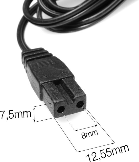Dparts koelboxkabel 12V - 2 meter - 12 volt kabel geschikt voor o.a ...