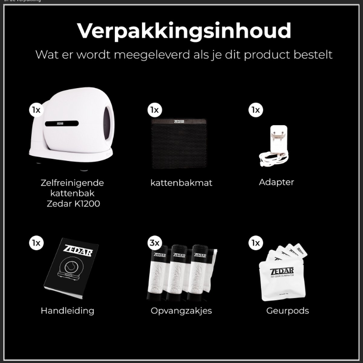 Zedar K1200 Review: mijn ervaring met deze automatische kattenbak