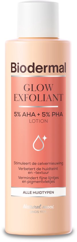 Biodermal Glow Exfoliant - een milde, effectieve exfoliërende lotion ...
