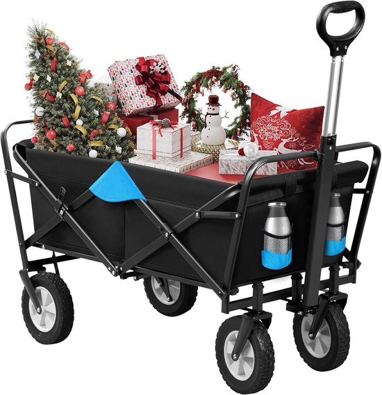 Bolderkar kinderenvervoer - Bolderkar - Opvouwbaar - Bolderwagen - Transportkar -... | bol