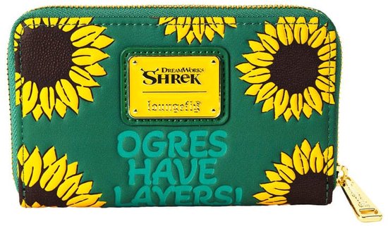 Dreamworks by Loungefly Wallet Shrek & Donkey Sunflower Field | bol
