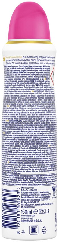 Dove Deodorant Spray Dragon Fruit & Coconut Cream - 150 ml | bol