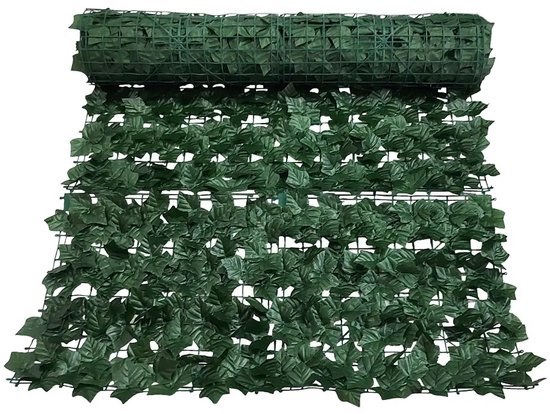 Klimop Kunsthaag | 300x100cm - Donkergroen - Op rol - UV Bestendig ...