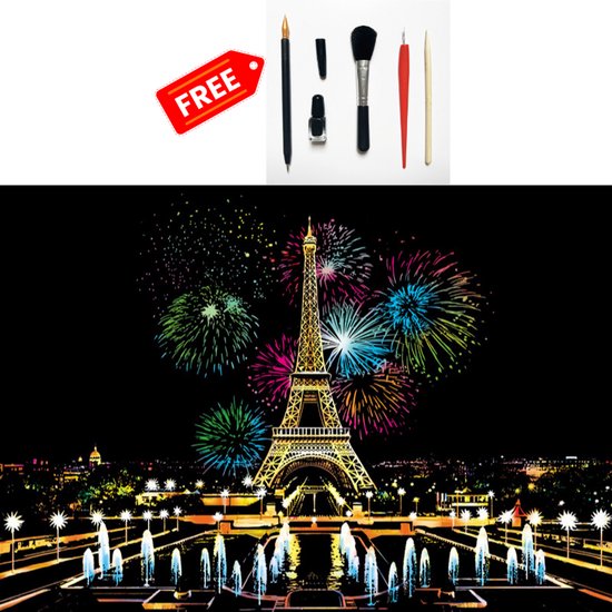 Scratch Art voor Volwassenen en Kinderen | Fireworks Paris France ...