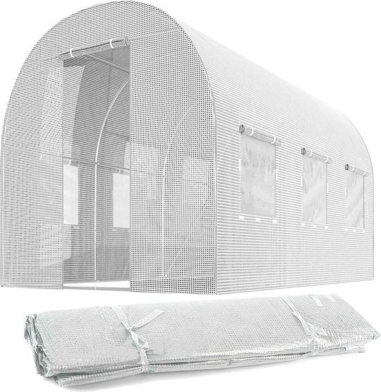 Kweektunnel folie - 2x3x2m - wit | bol