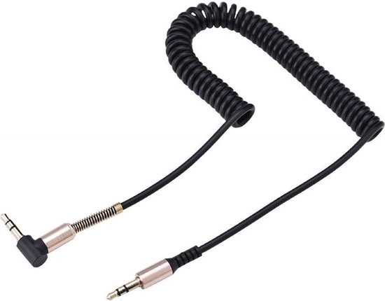 3.5mm Male to Male Spring Aux Cable - L Shaped and I-Shaped Retractable ...