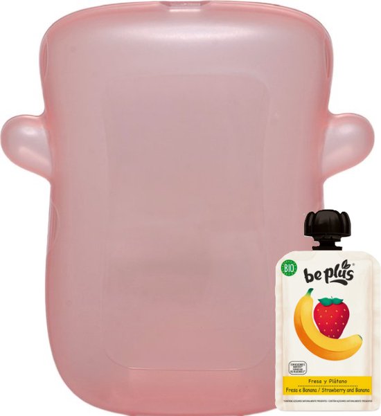 Knijpfruit fles roze - knijpfruit houder - knijpfruit bakje ...