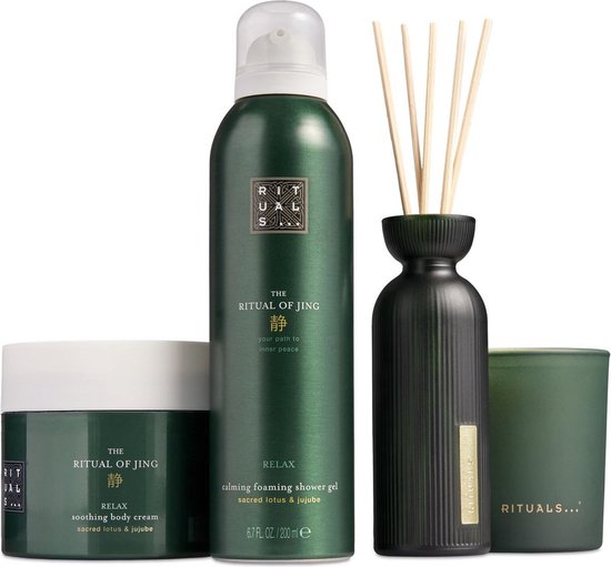 RITUALS The Ritual of Jing Gift Set L - 4 Home & Skincare producten met ...