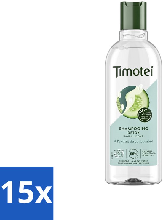 Timotei - Shampoo - Detox - Komkommerextract - 300ml - Bulkverpakking ...