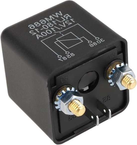 Auto Startrelais 12V 100A Normaal Open Heavy Duty 4 Terminal ...