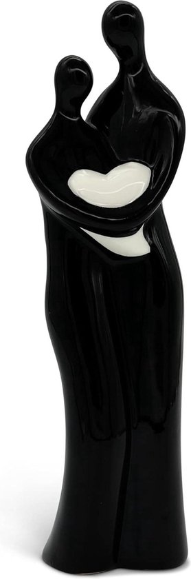 Liefdevol Paar Keramisch Deco Figuur - Symbool voor Liefde & Geluk ...