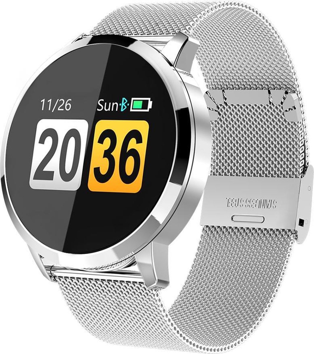 SmartWatch Q8 met Hartslagmeter - Klassiek - Stappenteller ...