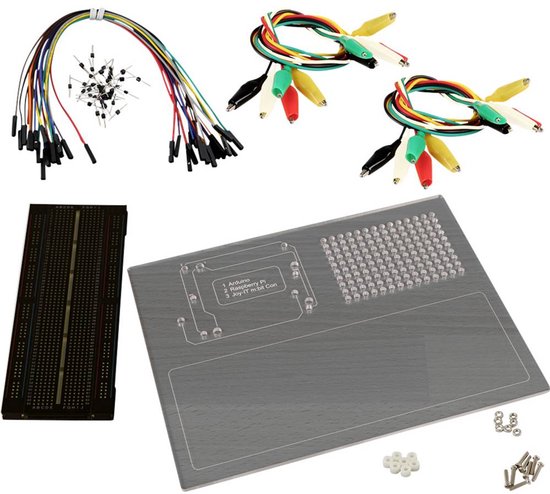 Joy-it Breadboard Set Breadboard developmentkit (l x b x h) 210 x 225 x ...