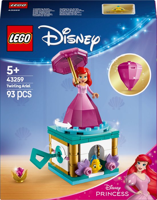 LEGO ǀ Disney Princess Draaiende Ariël - 43259 | bol
