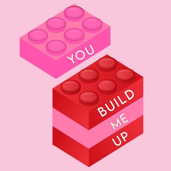 HomeBound by KY | Tegeltje - Lego you build me up | tegeltje | bol