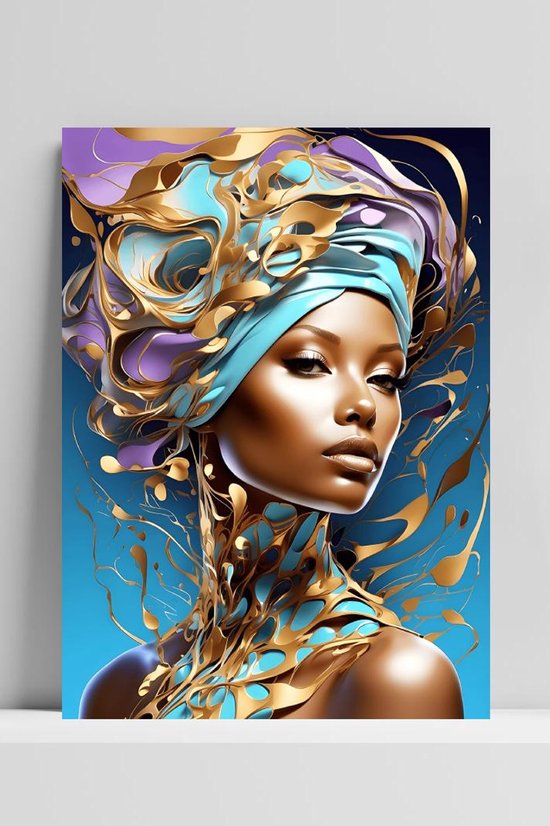 Afrikaanse Vrouw Poster - Afrika - Model - posters - formaat 50x70cm ...