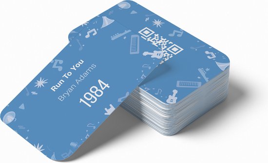 Rock - QR Music Cards - 150 unieke muziekkaartjes - muziek hits ...