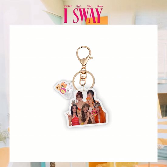 KPOP Idol Group (G)I-DLE I SWAY Plastic Keyring variant 6 ...