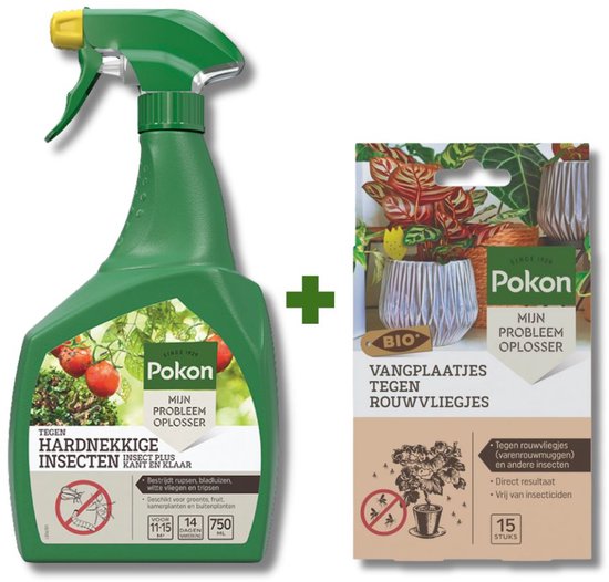 Pakket: Pokon Tegen Hardnekkige Insecten Insect-Plus Spray 750ml ...
