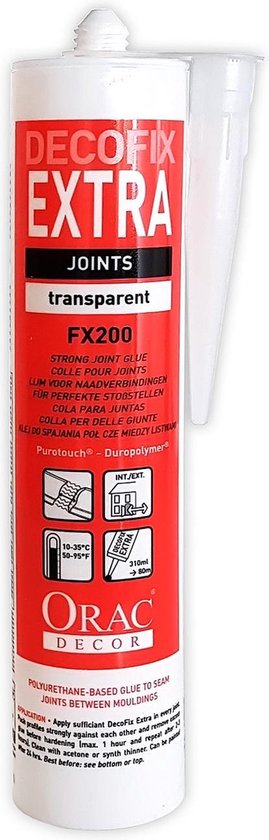 DecoFix Extra Colle ultra-fort 310ml Orac Decor FX200 Colle pour l'assemblage des... | bol