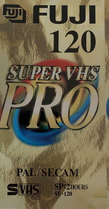 Fuji Super SE-120 SVHS super VHS PRO 120min / 2uur videoband video cassette | bol