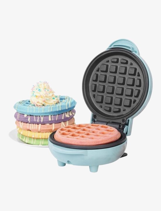 George Wilkinson Mini Wafelijzer - Compacte Wafelmaker Met Anti Baklaag ...