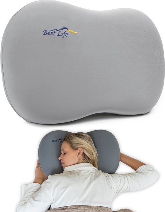 Best Life Hoofdkussen Buikslaper - Ergonomisch Kussen - Traagschuim Kussen - Sierra | bol