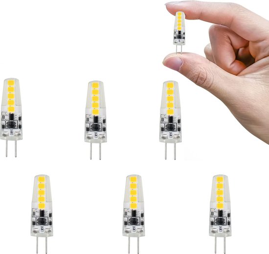 ProLong LED steeklamp 12V met G4 fitting - 2W vervangt 20W - Helder - 6 capsulelampen | bol