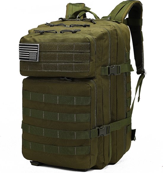 Tactische Rugzak 45 L - Groen - Militaire Rugzak - Outdoor - Survival ...