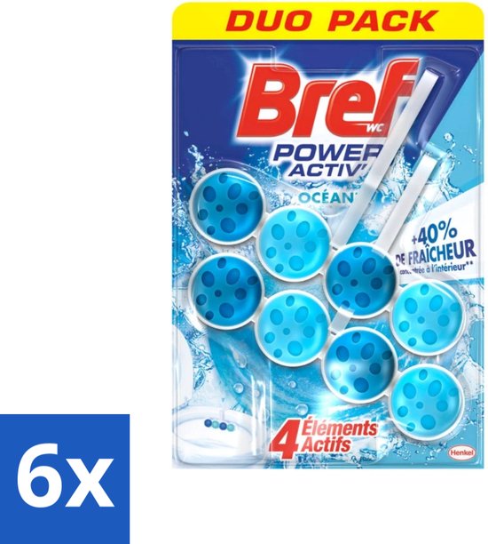 Bref WC - Power Activ+ - Toiletblok - Oceaan - 2 Blokken ...