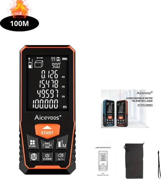 Nivard Laserafstandsmeter - Laser - Afstandsmeter - Afstandmeter ...