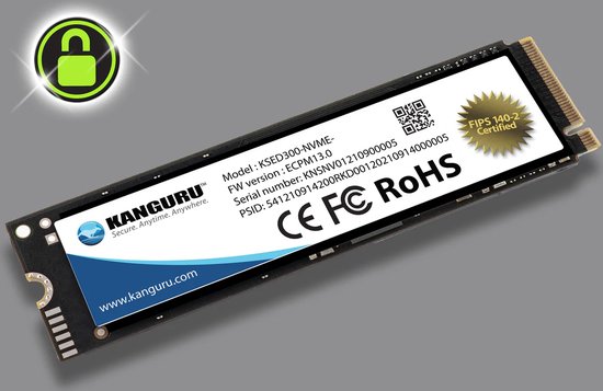 Kanguru – Defender SED300 – 2 TB – FIPS 140-2 – M.2 NVMe – Self ...