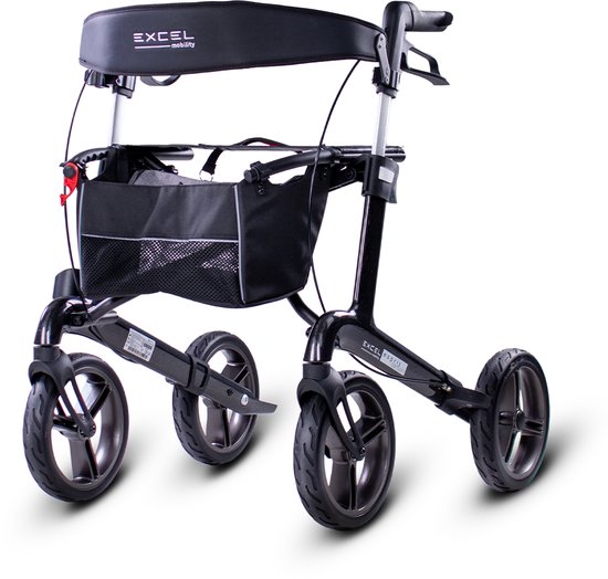 Excel Esprit Carbon Lichtgewicht Rollator - Opvouwbaar en compact - Airglide... | bol